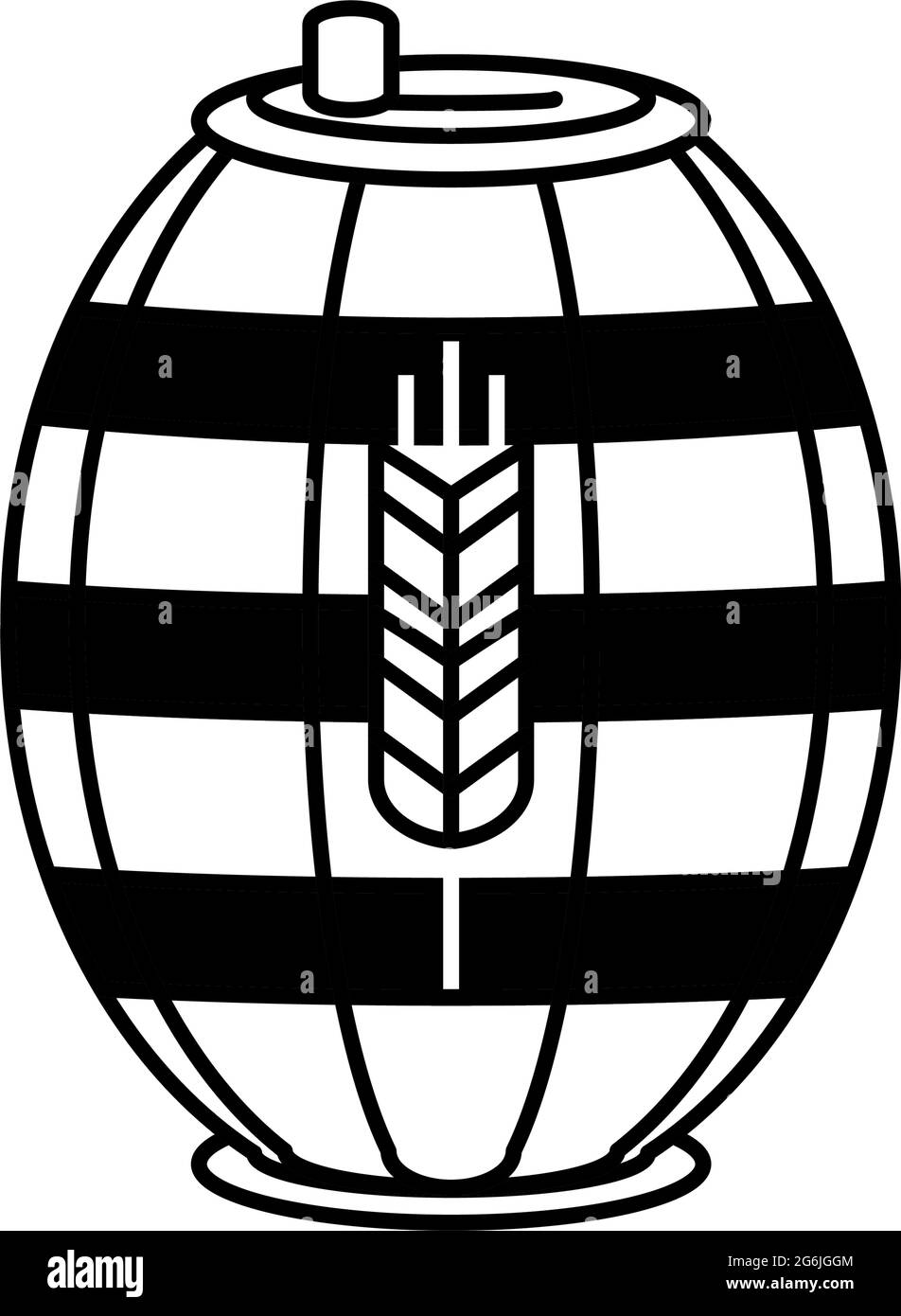 beer barrel line Stock Vector Image & Art - Alamy