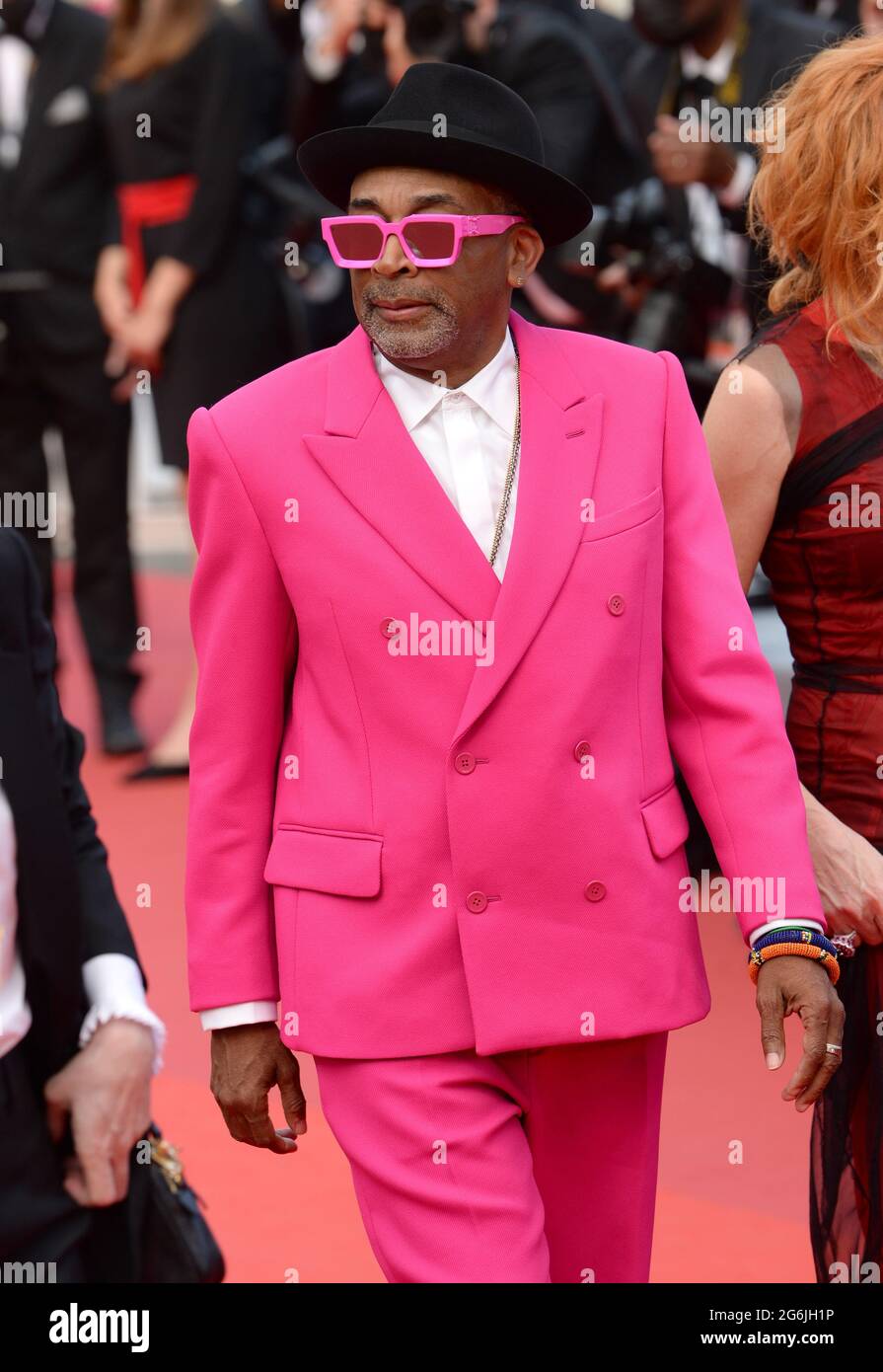 Cannes, France, 6 July 2021 Spike Lee at the premiere for Annette, held ...