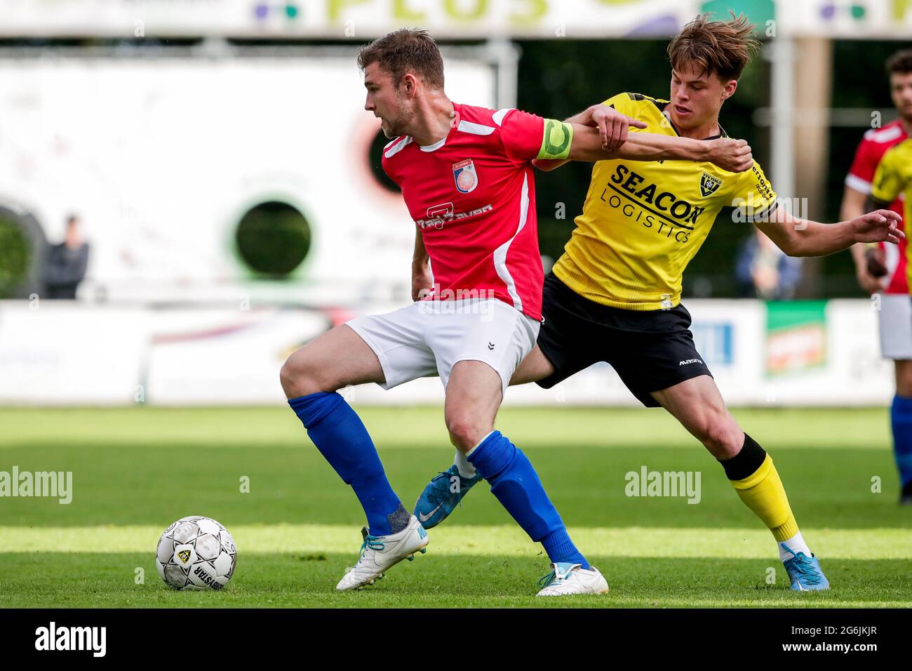 VENRAY, NETHERLANDS - JULY 6: Stijn Brinkman of SV Venray, Thijme ...