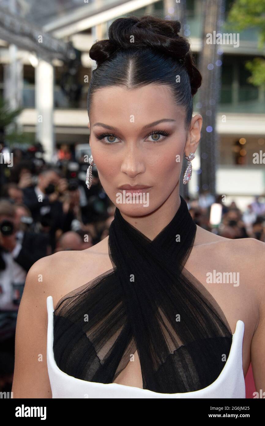 Cannes, France. 06 July 2021, Bella Hadid attending the Opening Red ...