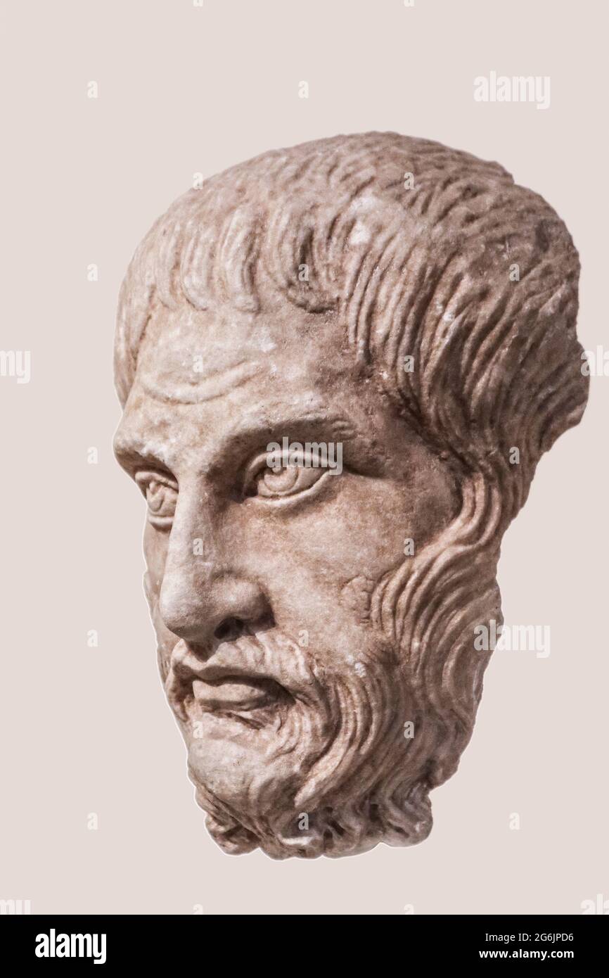 Ancient fragment of statue of a philosopher discovered in ancient ...