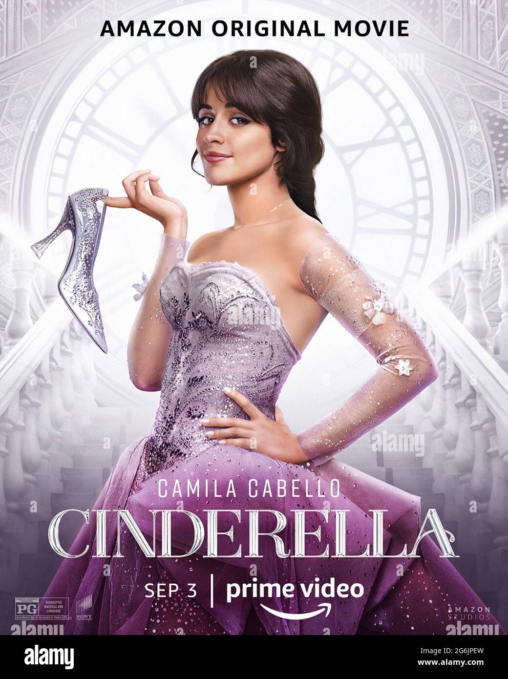 CINDERELLA, US poster, Camila Cabello, as Cinderella, 2021. © Amazon ...