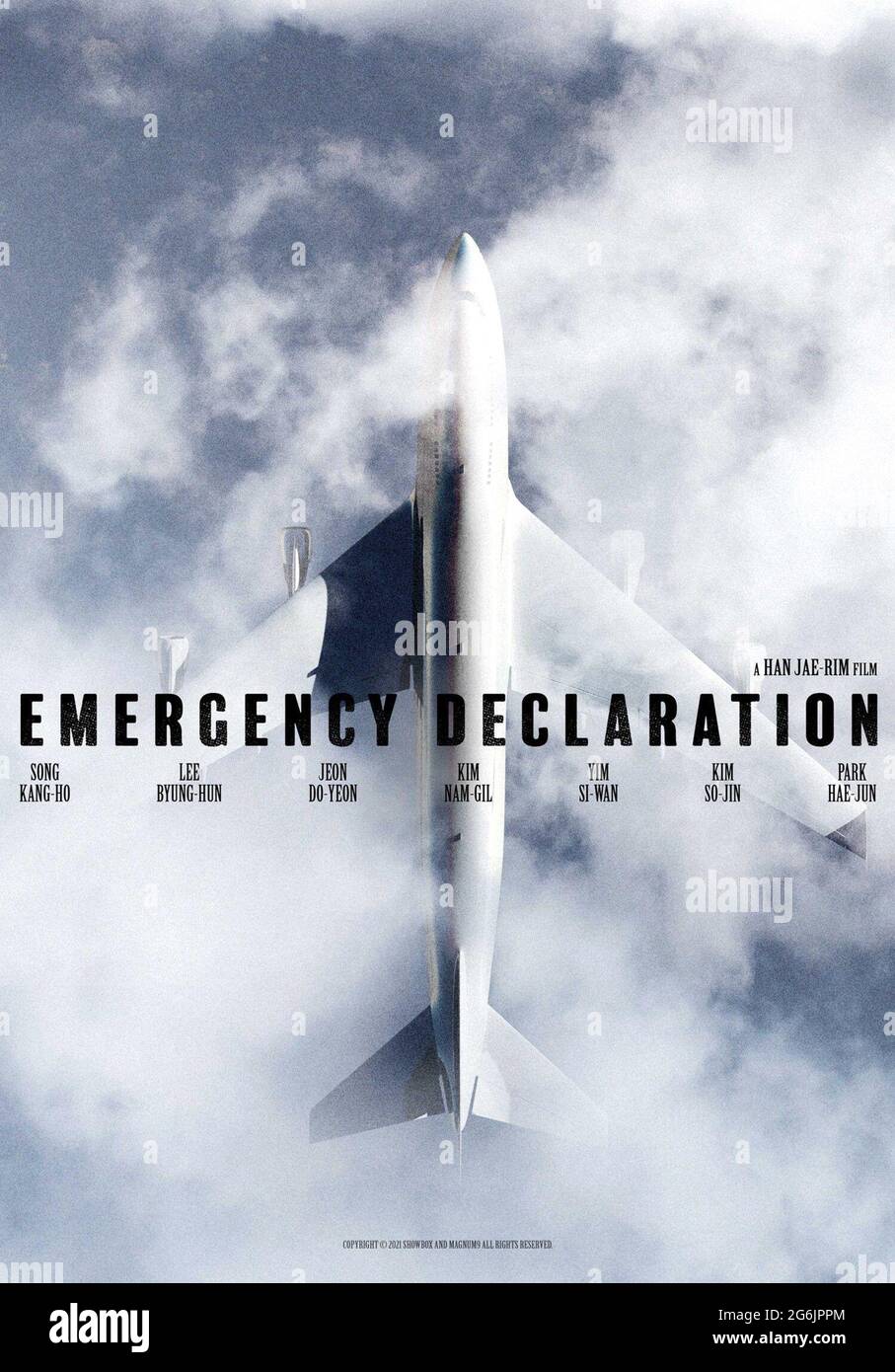 EMERGENCY DECLARATION, poster in English, 2021. © Showbox/Mediaplex ...
