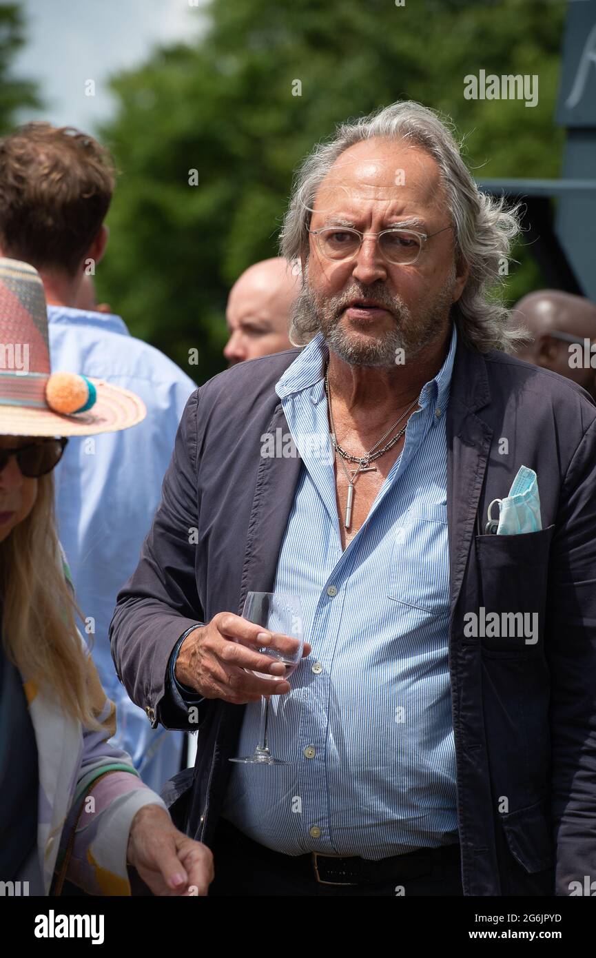 East Molesey, Surrey, UK. 5th July, 2021. Rod Weston at the show ...