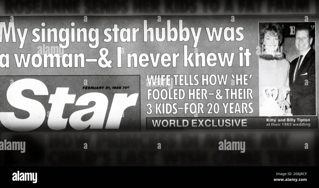 NO ORDINARY MAN, (aka THE BILLY TIPTON DOCUMENTARY), 1989 Star magazine ...