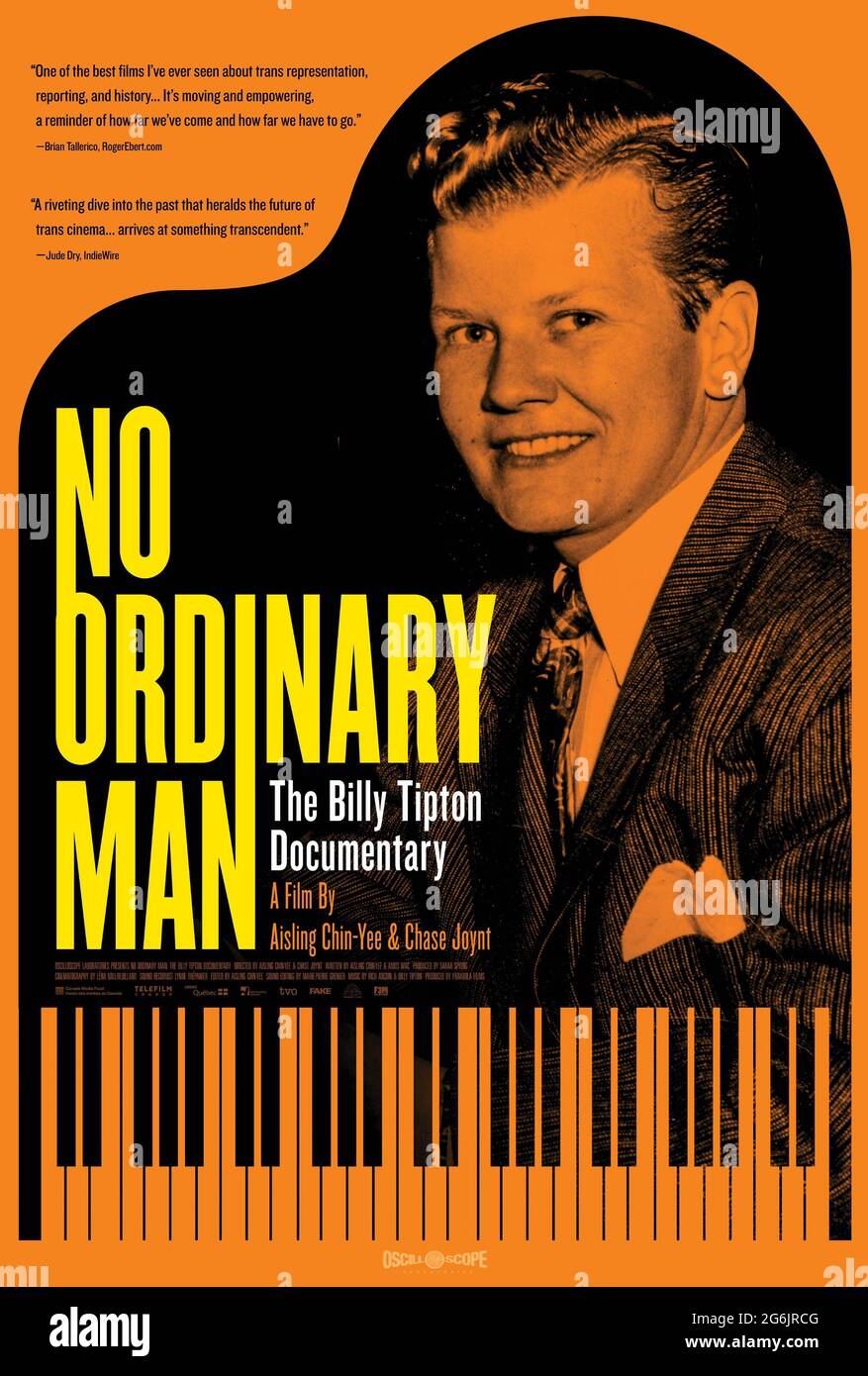 NO ORDINARY MAN, (aka THE BILLY TIPTON DOCUMENTARY) US poster, Billy ...