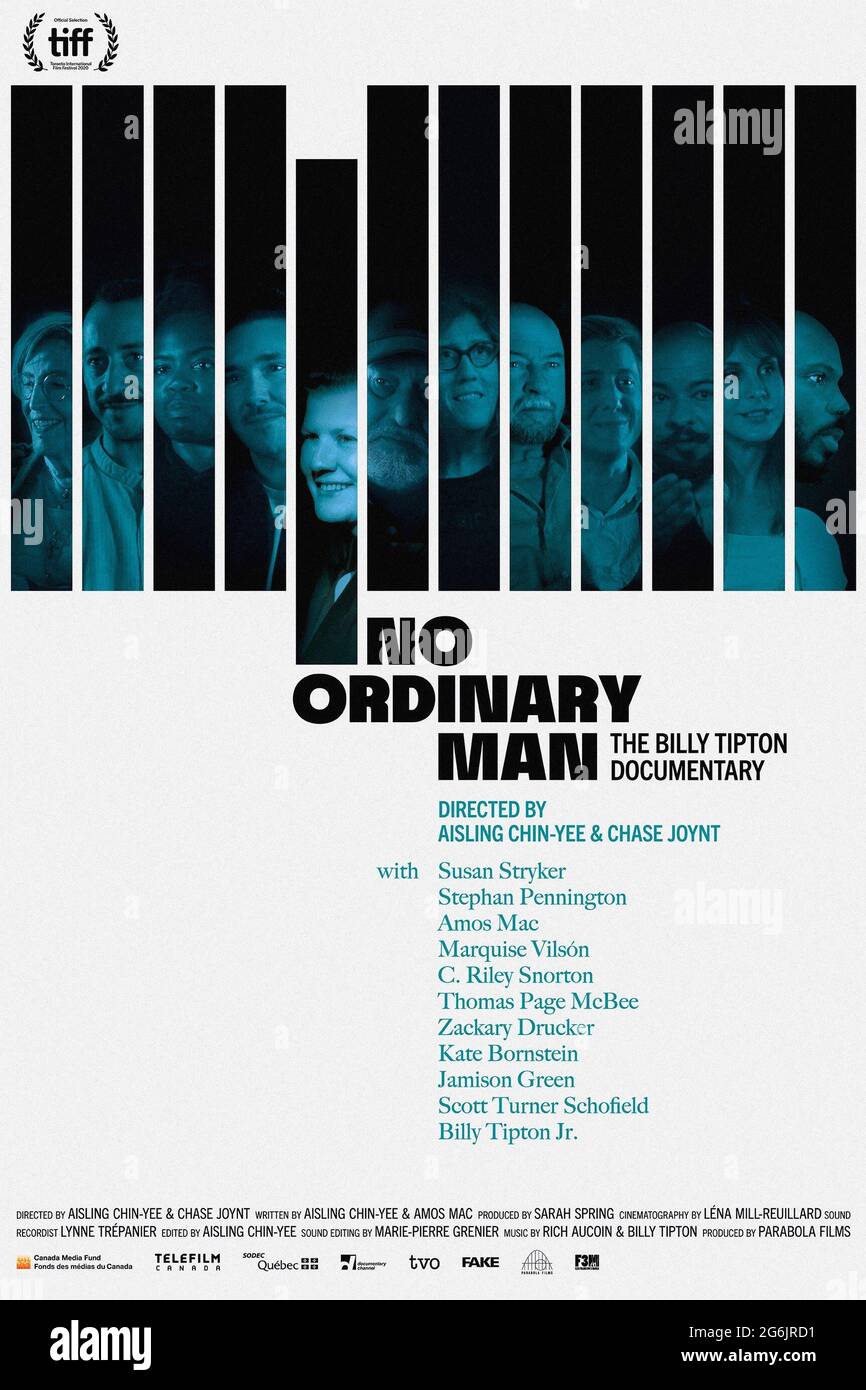 NO ORDINARY MAN, (aka THE BILLY TIPTON DOCUMENTARY), poster, from left ...