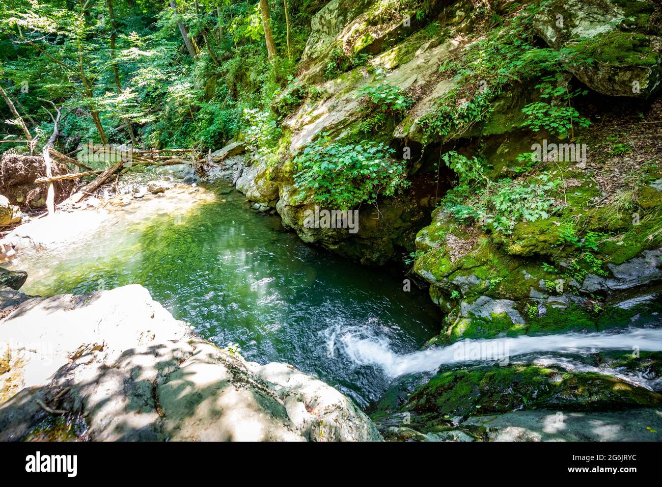 Falls trail shenandoah waterfall hi-res stock photography and images ...