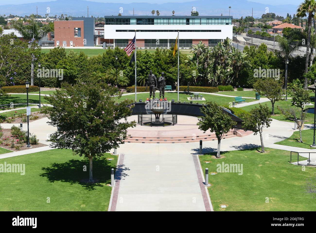 WESTMINSTER, CALIFORNIA - 5 JULY 2021: Vietnam War Memorial at Sid ...