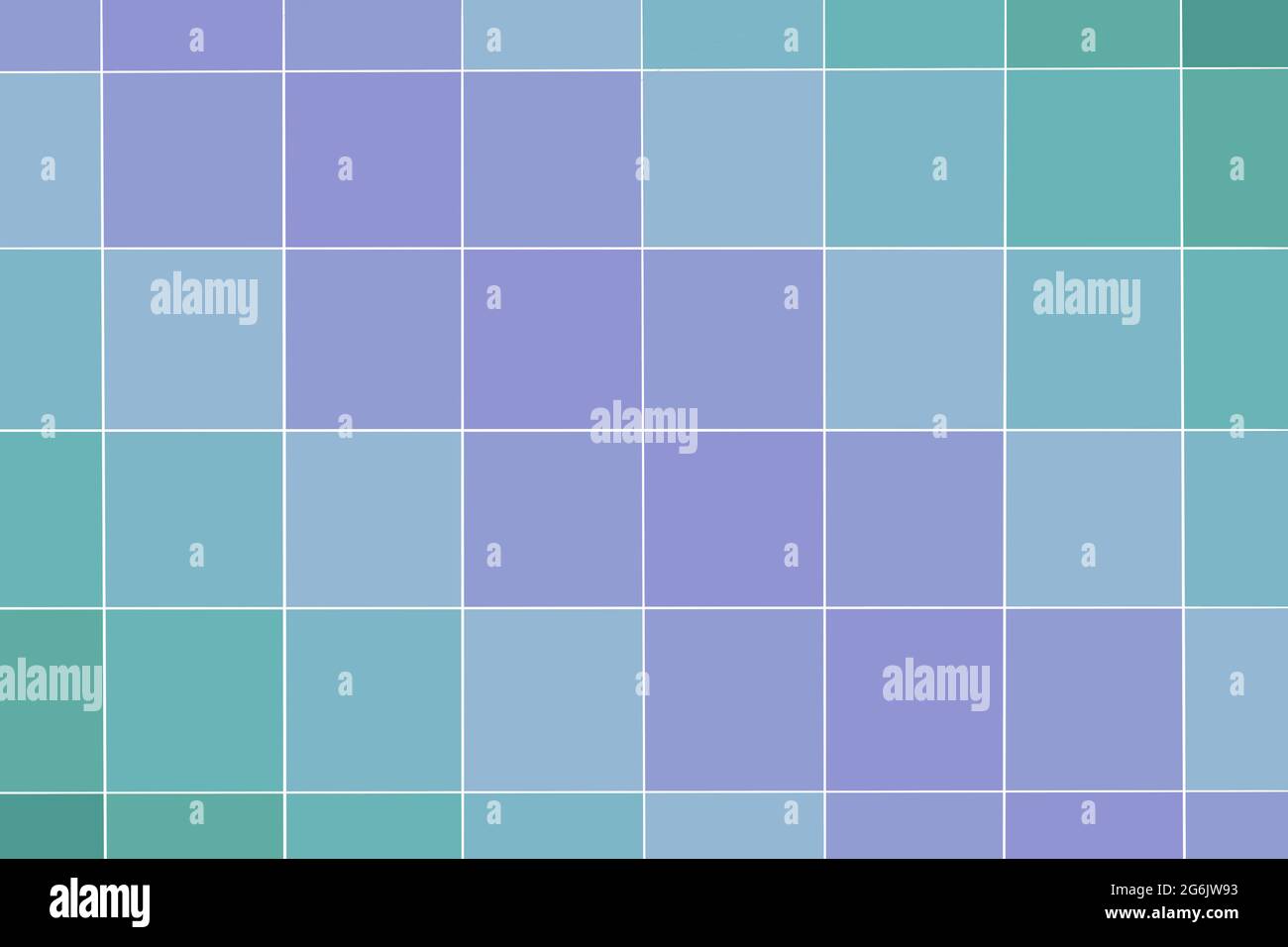 Teal and Purple Square Design on a Colorful Rainbow Background Stock ...