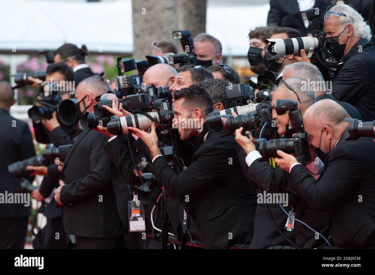 Cannes, France. 06 July 2021, Entertainment photographers back to work ...