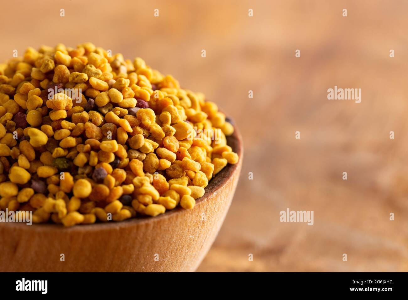 A Bowl of Pellets of Yellow Bee Pollen Stock Photo - Alamy