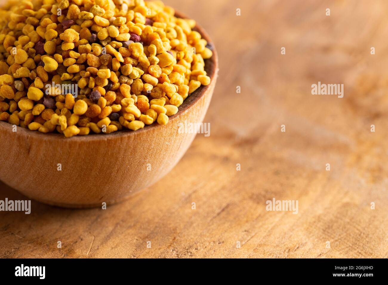 A Bowl of Pellets of Yellow Bee Pollen Stock Photo - Alamy