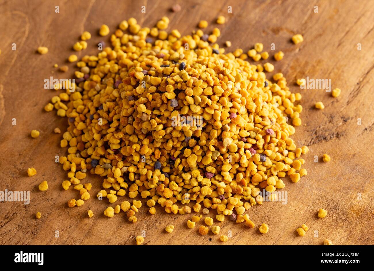 A Pile of Pellets of Yellow Bee Pollen Stock Photo - Alamy