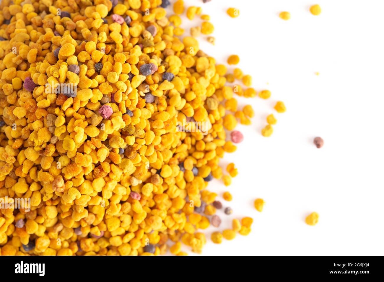 A Pile of Pellets of Yellow Bee Pollen Stock Photo - Alamy