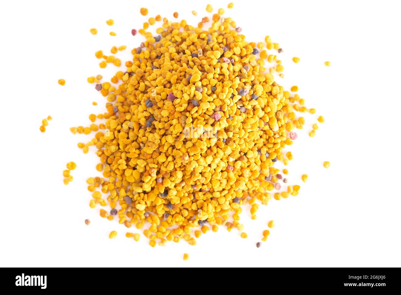 A Pile of Pellets of Yellow Bee Pollen Stock Photo - Alamy