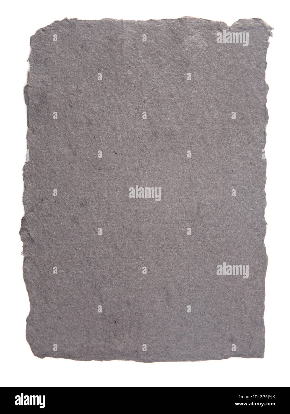 Black Handmade Paper on a White Background Stock Photo - Alamy