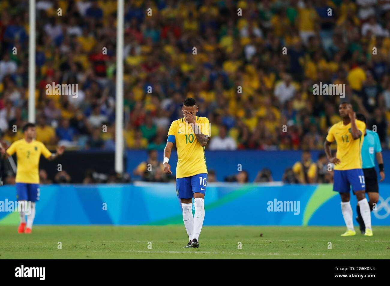 Neymar Jr brazilian soccer player superstar at Maracana Stadium ...
