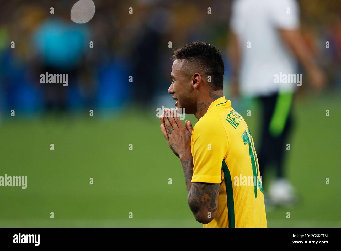 Neymar Jr brazilian soccer player superstar at Maracana Stadium ...