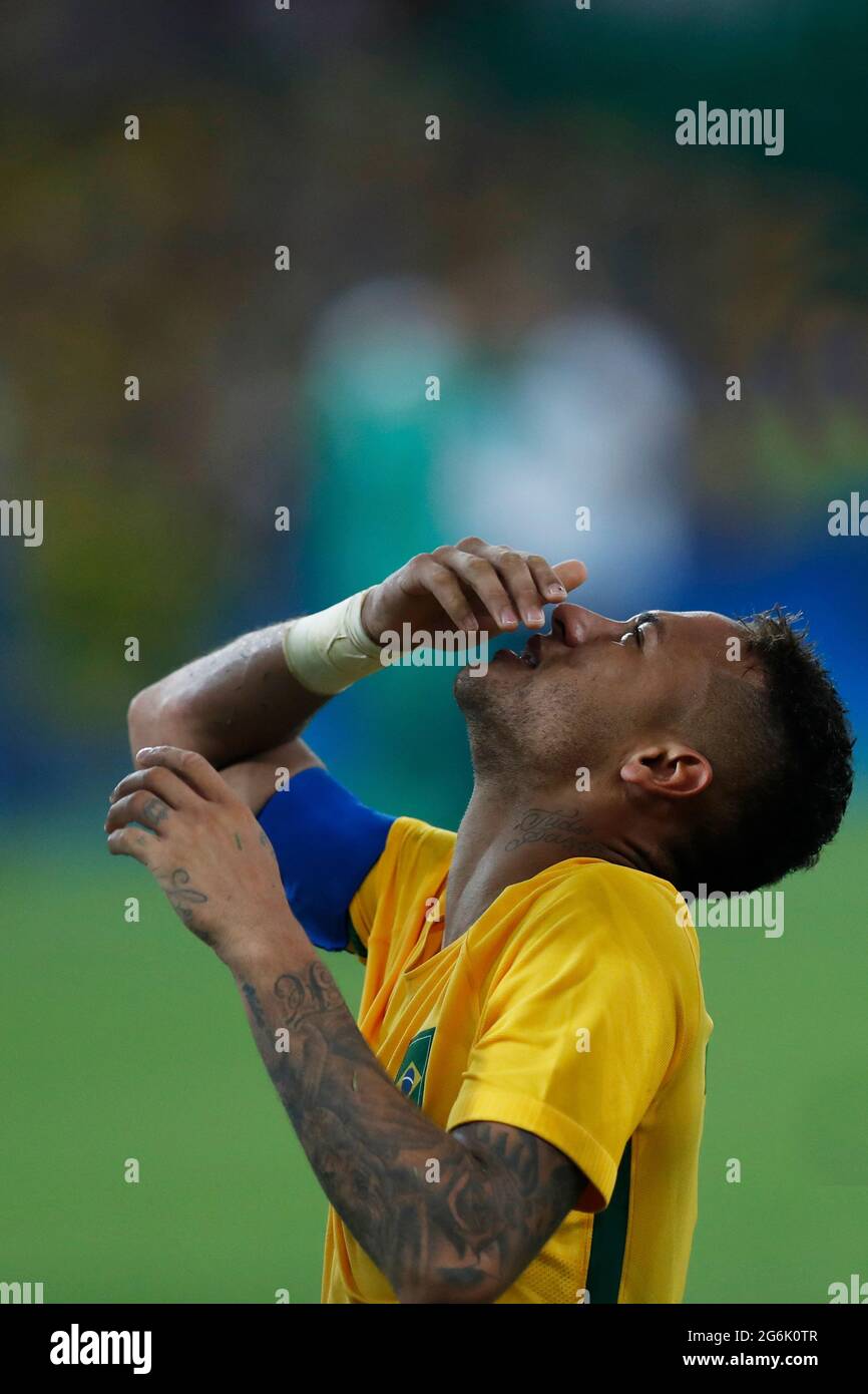 Neymar Jr brazilian soccer player superstar at Maracana Stadium ...