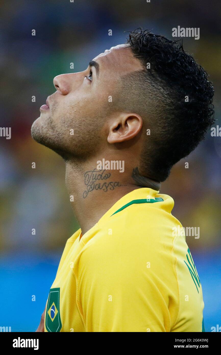 Neymar Jr brazilian soccer player superstar at Maracana Stadium ...