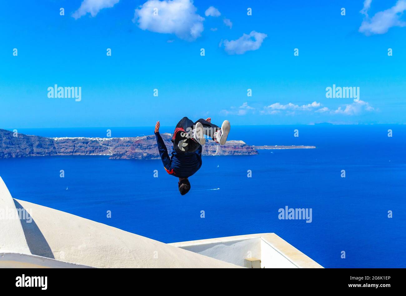 Santorini park hi-res stock photography and images - Alamy