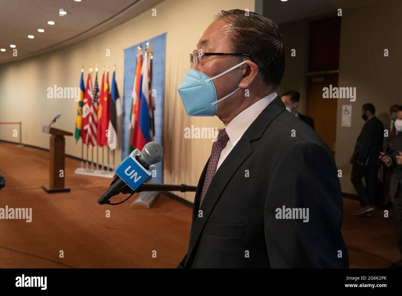 New York, NY - July 6, 2021: China Permanent Representative to the UN ...