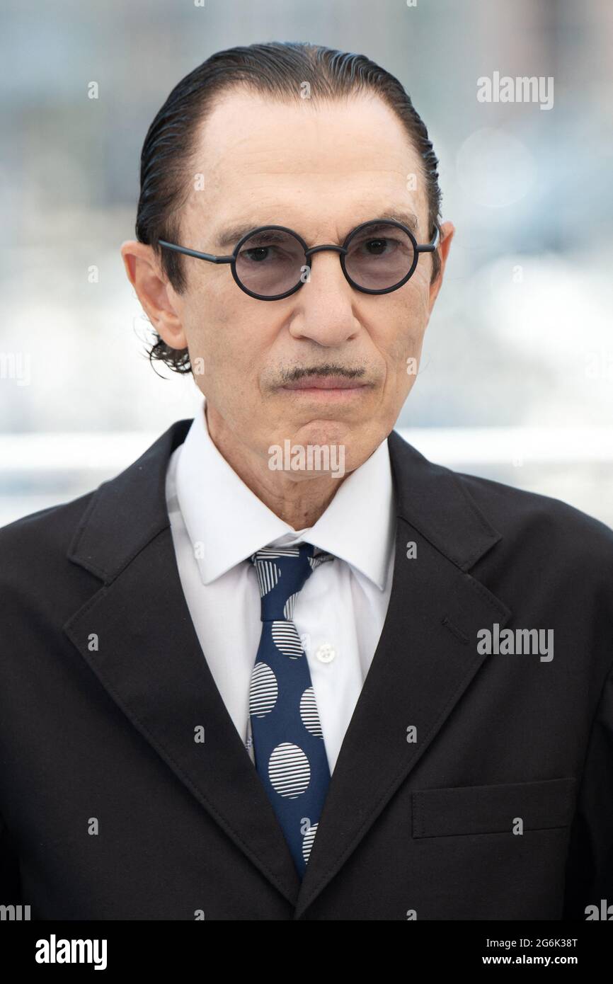 Cannes, France. 06 July 2021, Musician Ron Mael attends the Annette ...