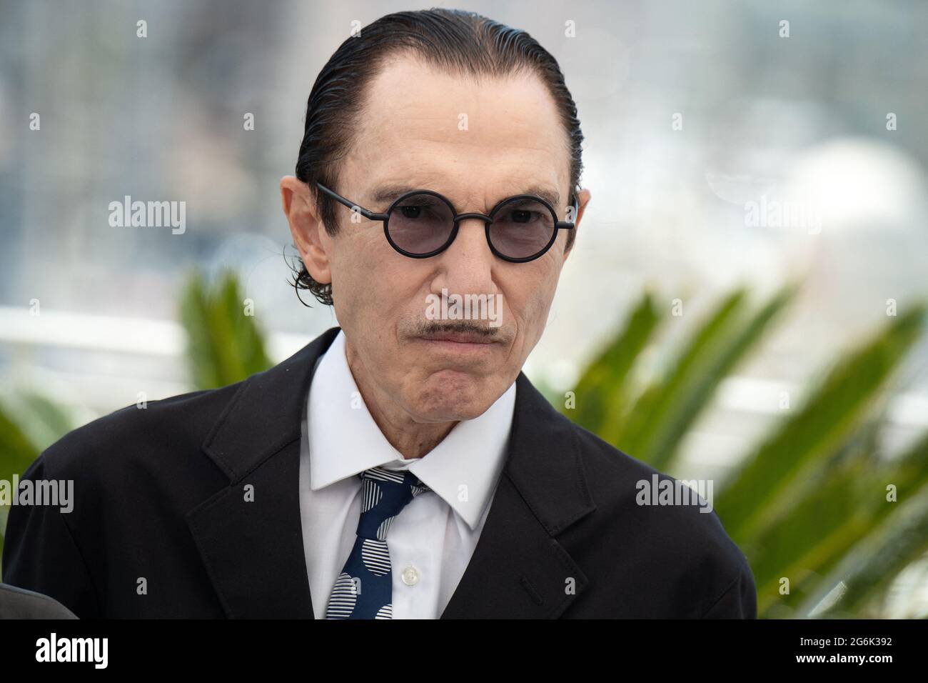 Cannes, France. 06 July 2021, Musician Ron Mael attends the Annette ...