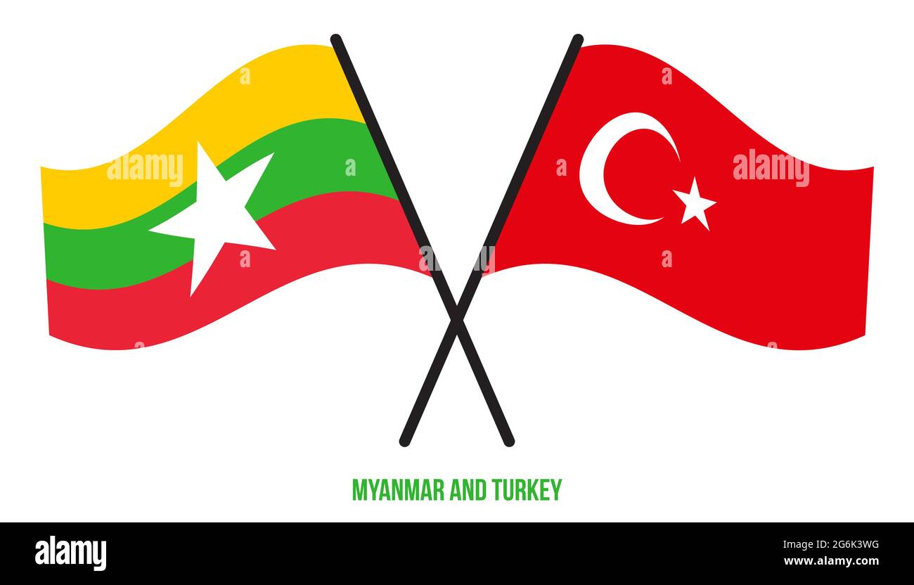 Myanmar national flags Stock Vector Images - Alamy