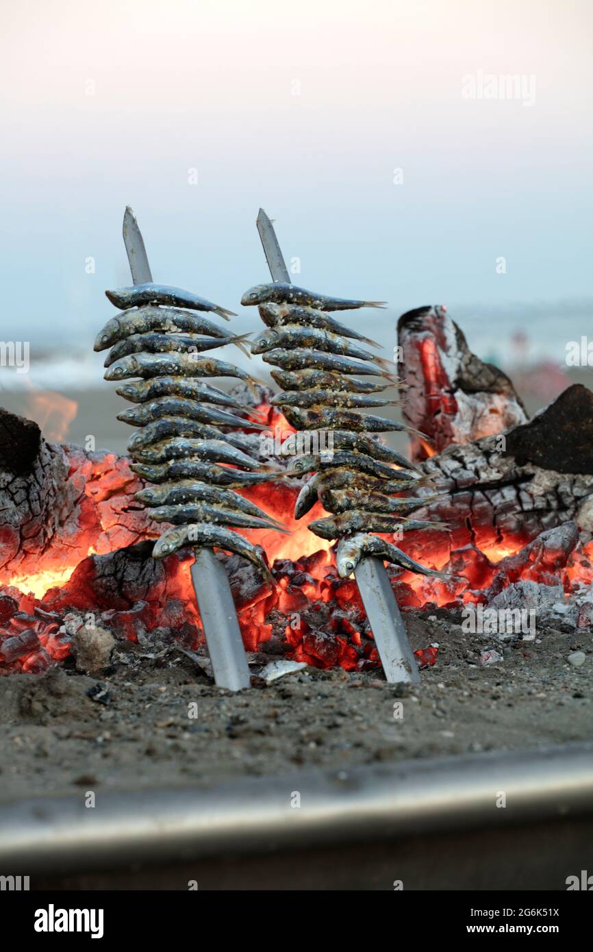 Skewer of sardine hi-res stock photography and images - Alamy