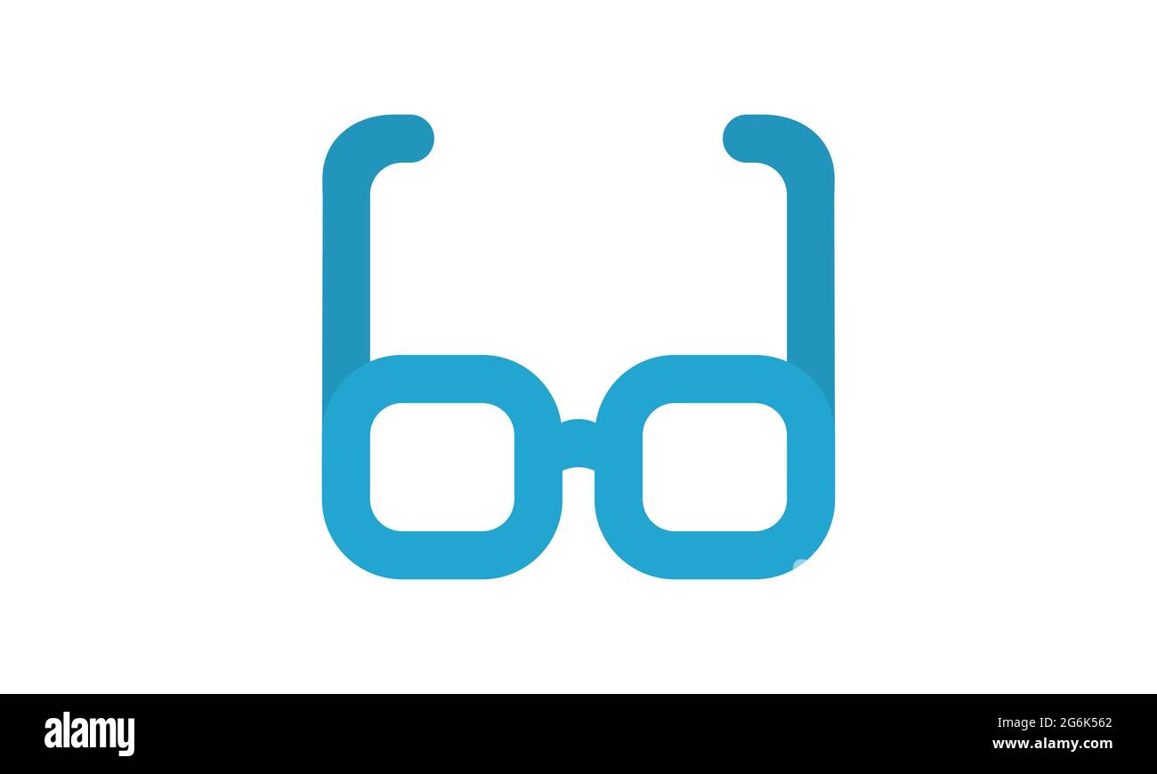 Eyeglasses vector line icon Stock Vector Images - Alamy