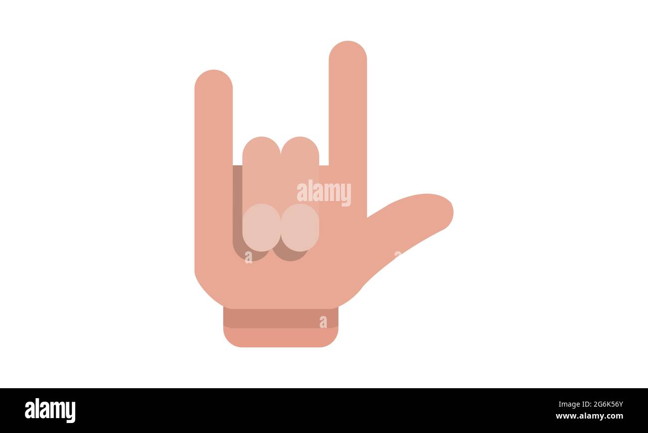 Rock hand sign concert hi-res stock photography and images - Alamy