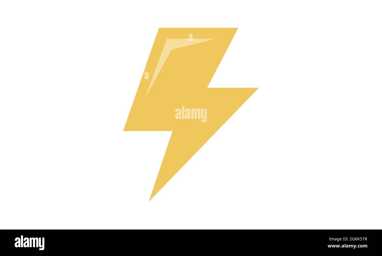 Lightning bolt icon Stock Vector Images - Alamy
