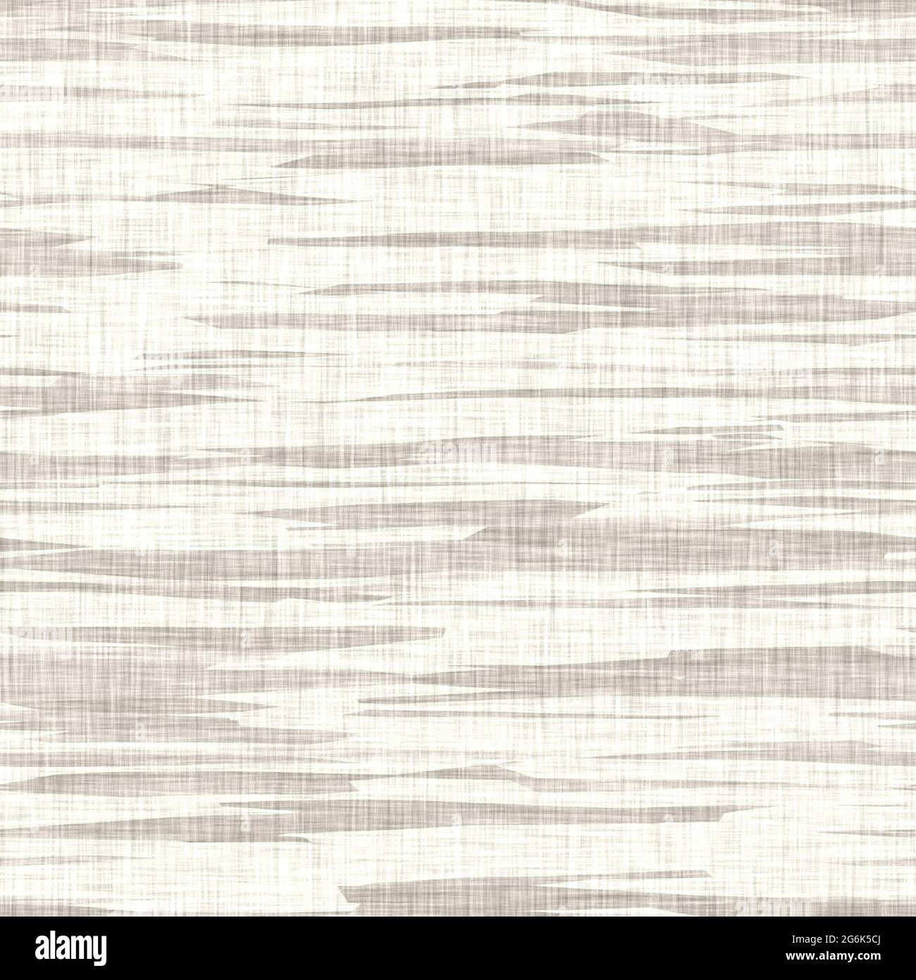 Linen texture background with wavy broken stripe. Organic irregular ...