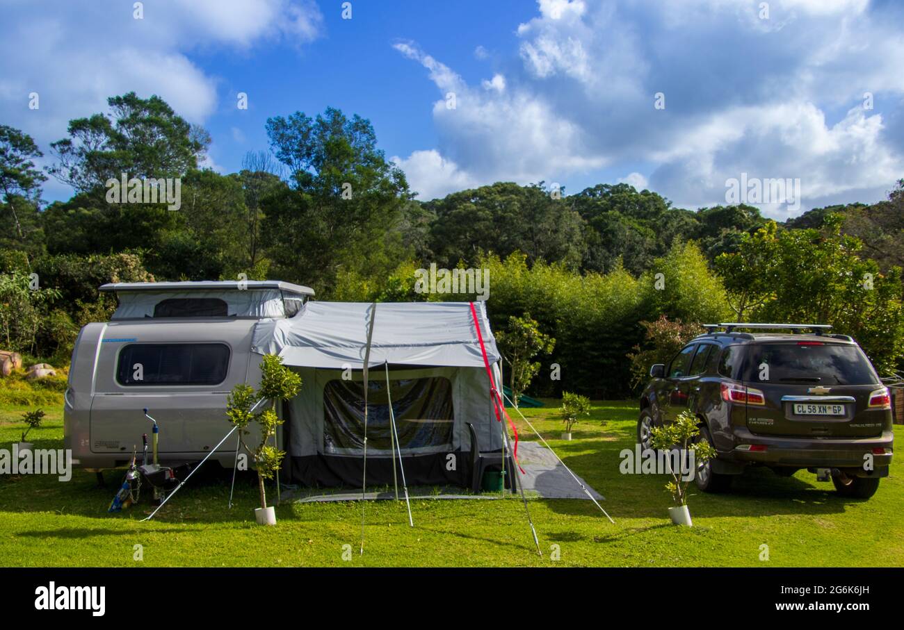 Harkerville, South Africa - Caravan camping is a popular outdoor ...