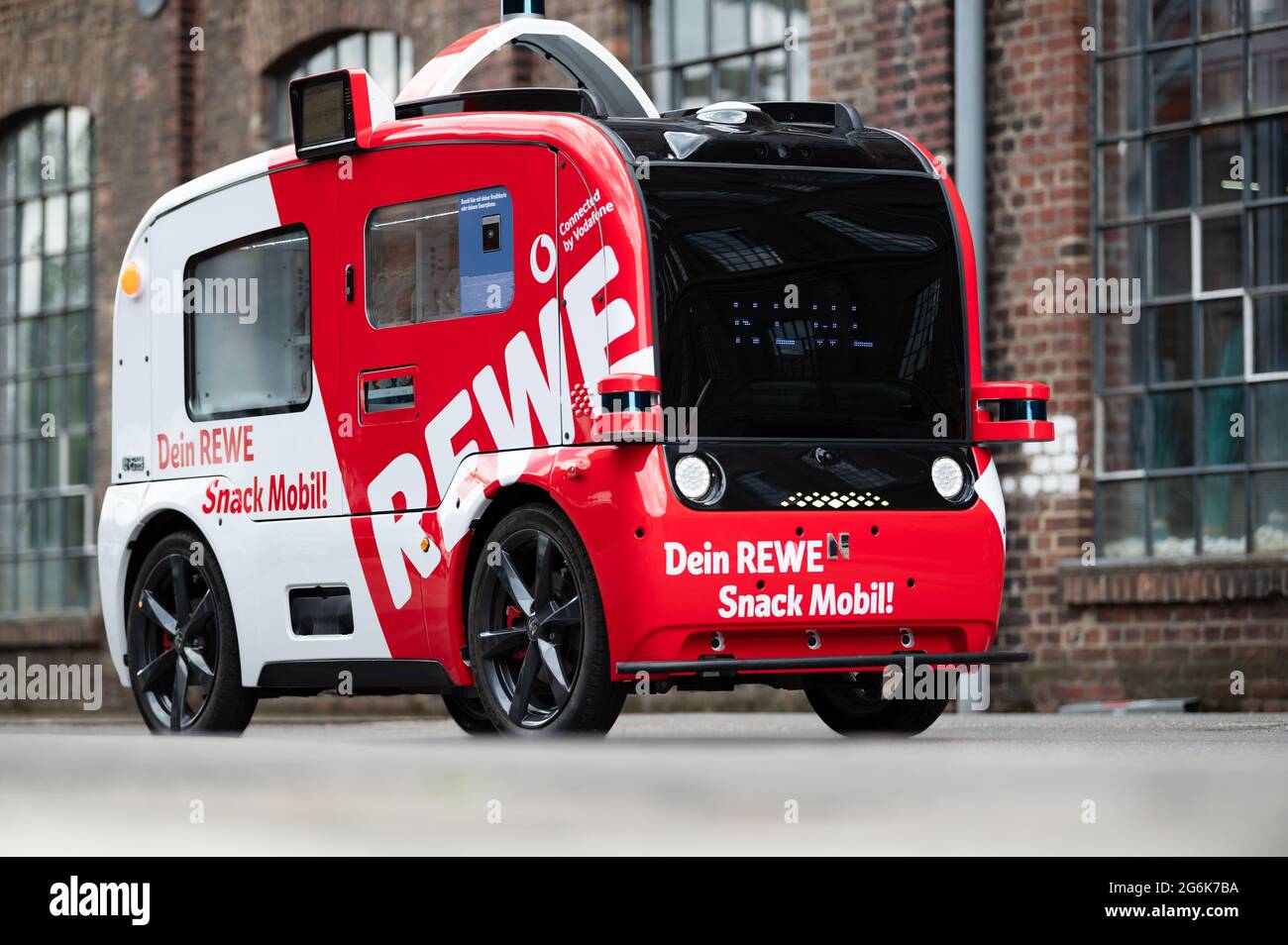 Cologne, Germany. 06th July, 2021. REWE's "Snack Mobil" is located on ...