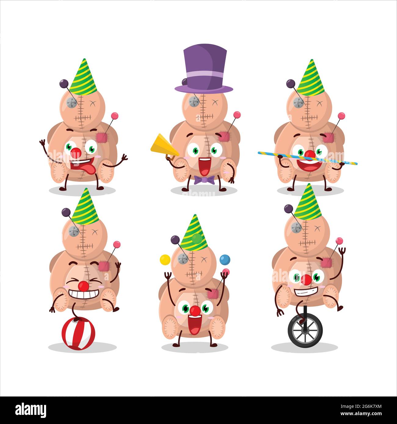 Creepy clown doll Stock Vector Images - Alamy