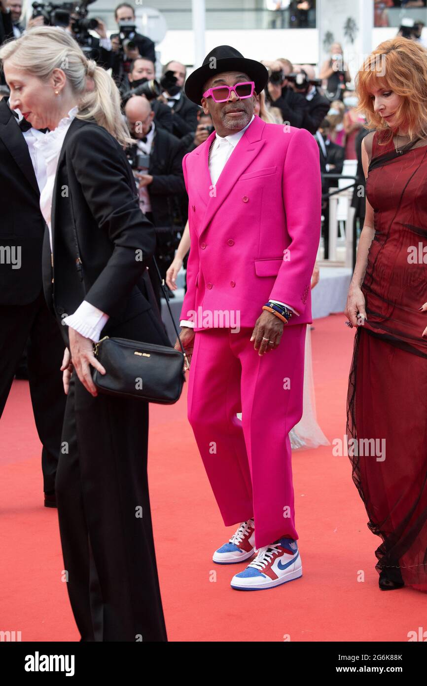 Cannes, France. 06 July 2021, Jury president, Spike Lee attends the ...