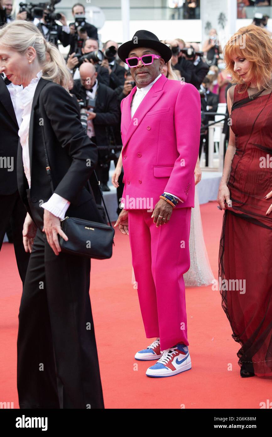 Cannes, France. 06 July 2021, Jury president, Spike Lee attends the ...