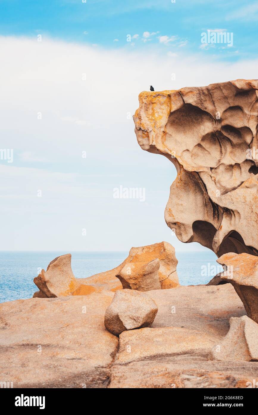 Iconic Remarkable Rocks on Kangaroo Island, South Australia Stock Photo ...