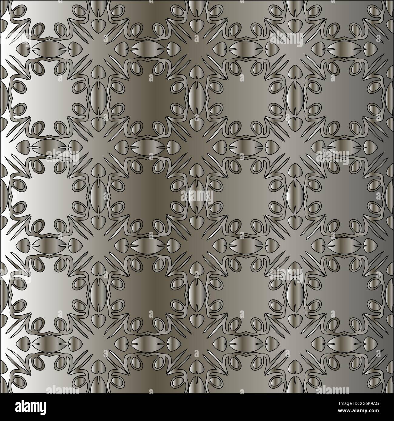 Silver metallic gradient with repeat Pattern . Abstract metallic ...