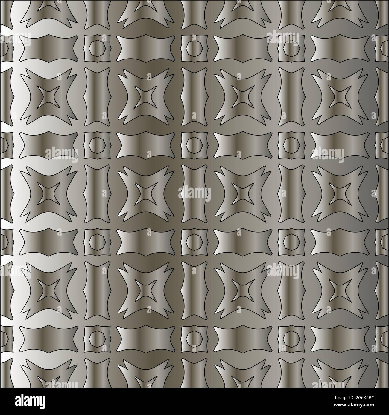 Silver metallic gradient with repeat Pattern . Abstract metallic ...