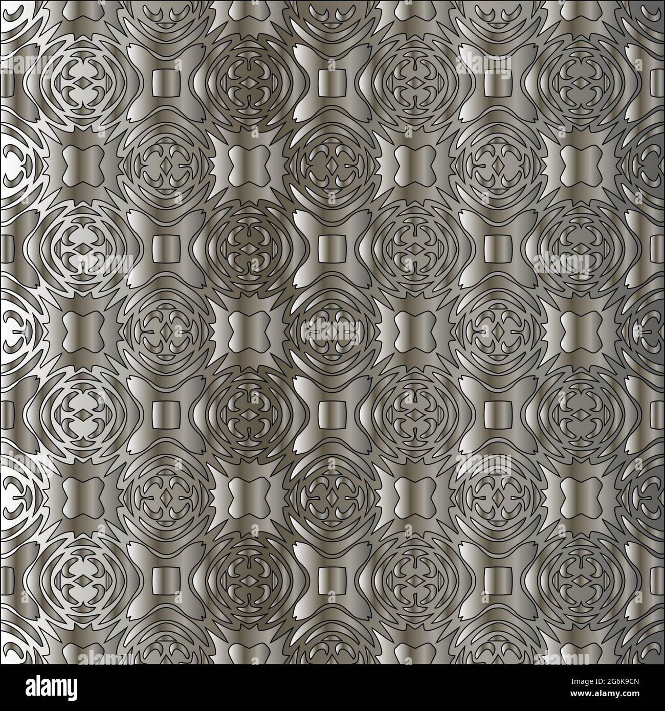 Silver metallic gradient with repeat Pattern . Abstract metallic ...