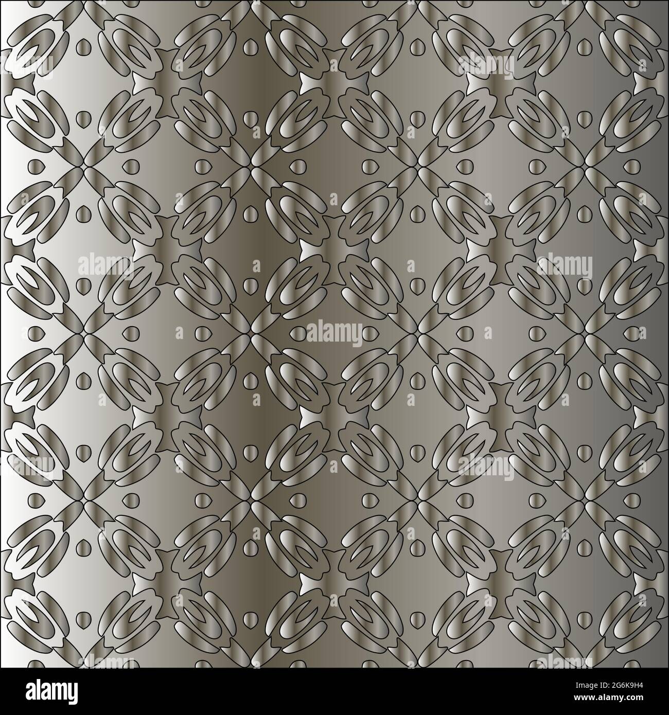 Silver metallic gradient with repeat Pattern . Abstract metallic ...