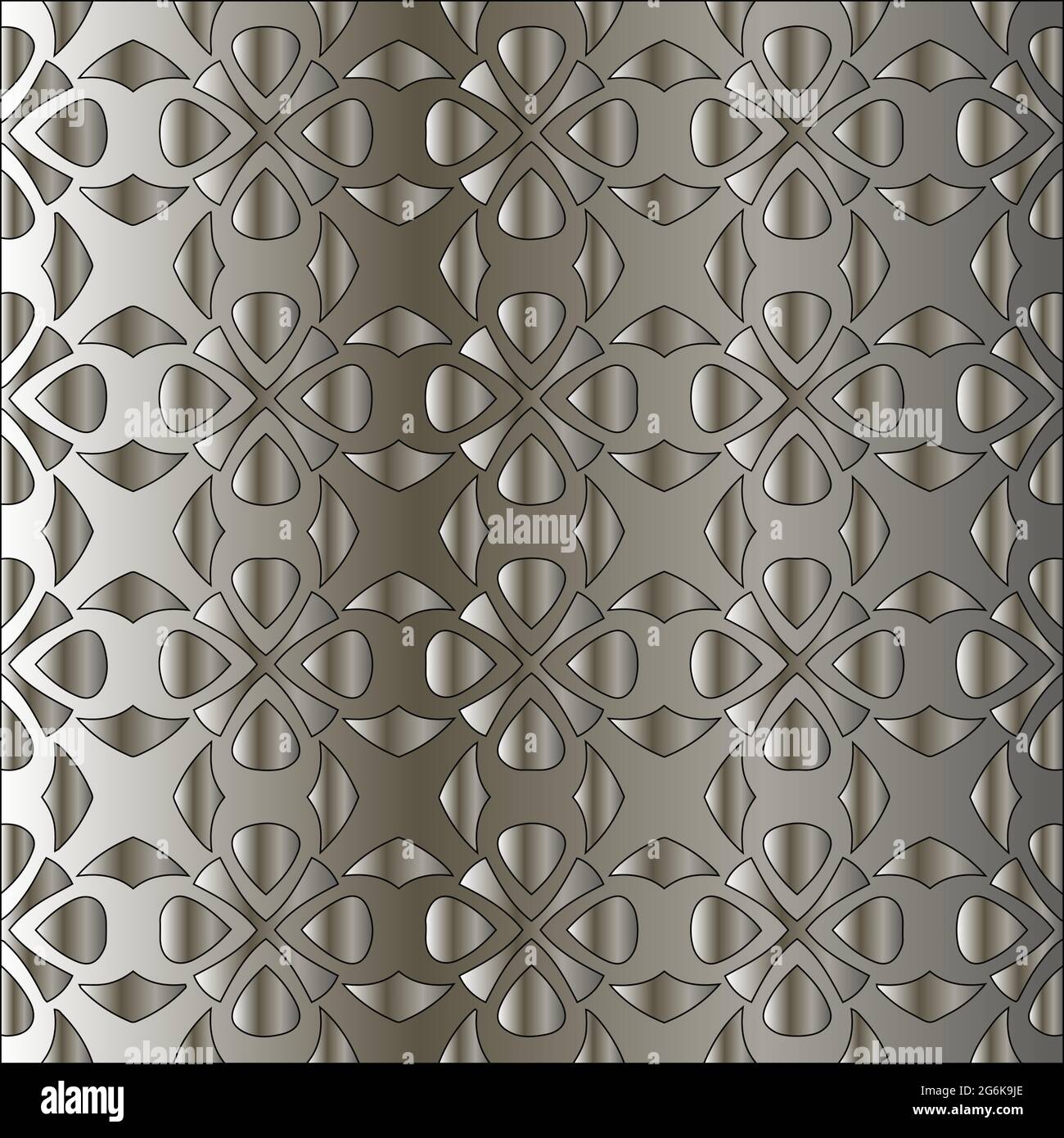 Silver metallic gradient with repeat Pattern . Abstract metallic ...