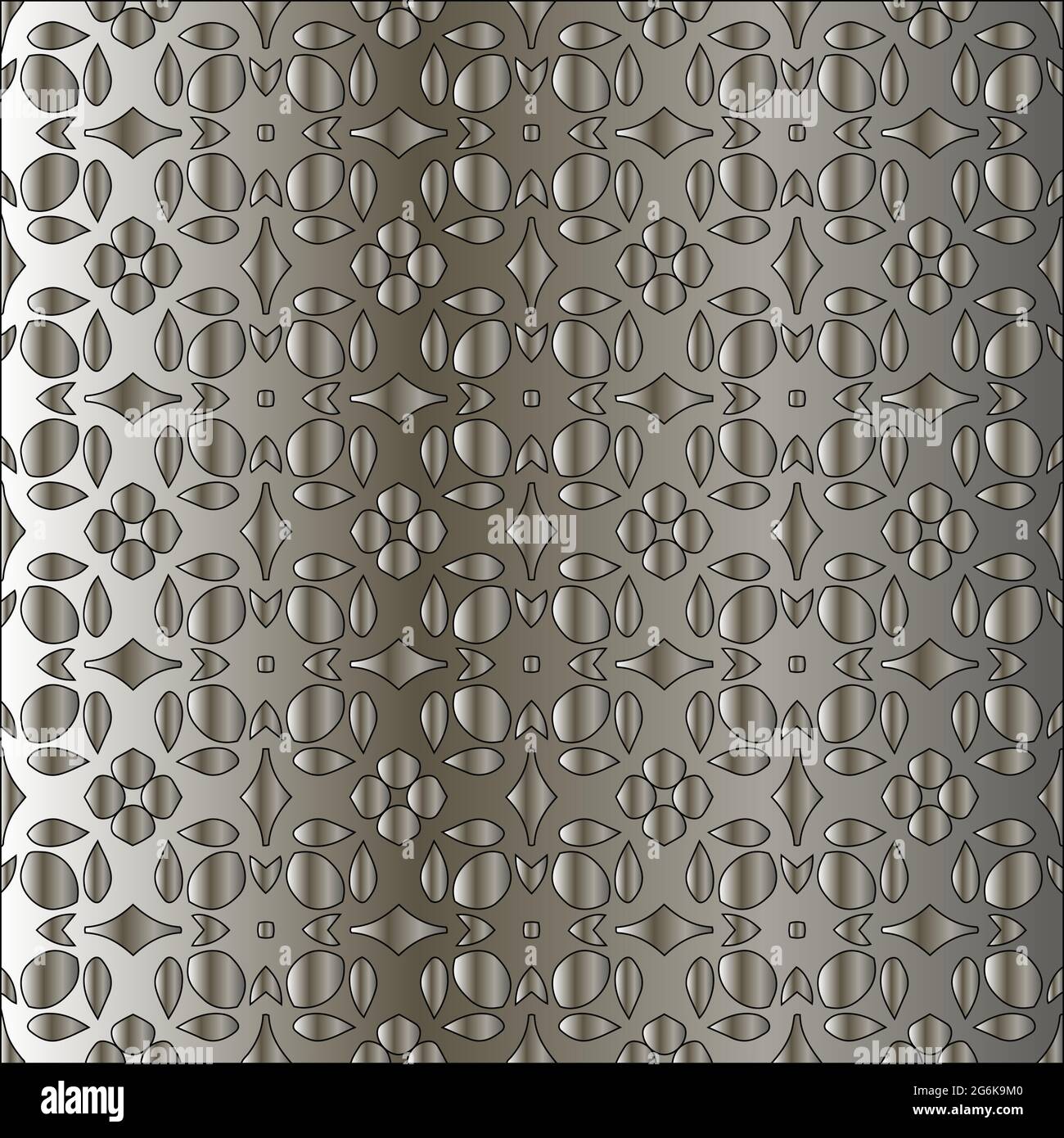 Silver metallic gradient with repeat Pattern . Abstract metallic ...
