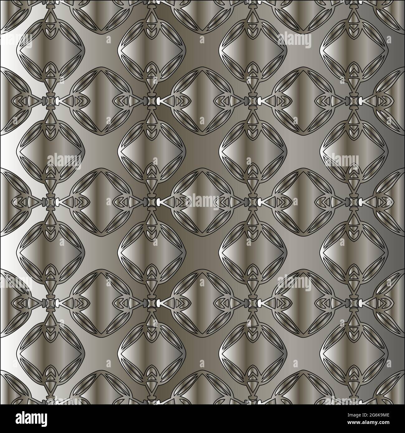 Silver metallic gradient with repeat Pattern . Abstract metallic ...