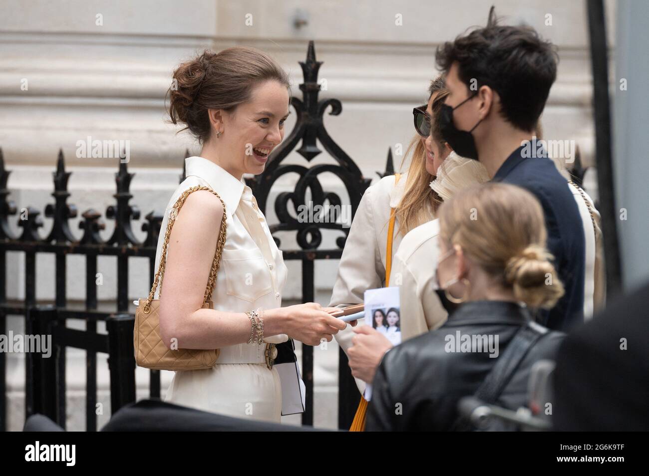 Princess Alexandra of Hanover arrives for the Chanel Haute Couture Fall ...