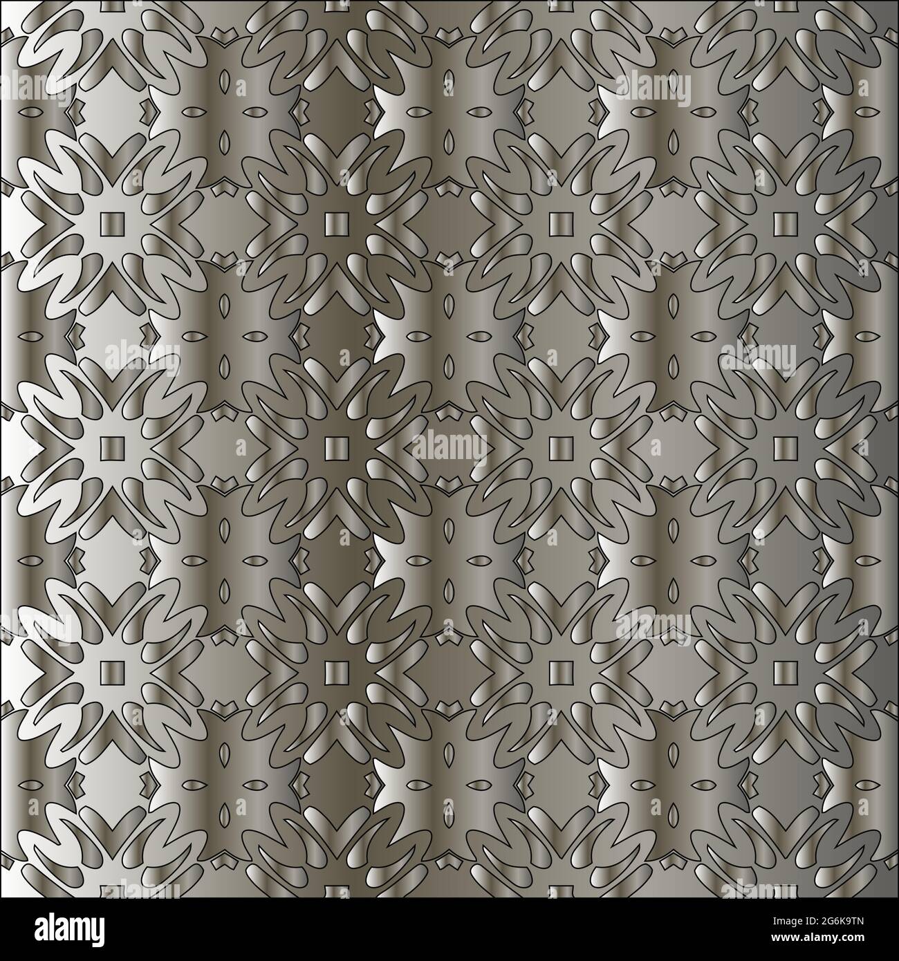 Silver metallic gradient with repeat Pattern . Abstract metallic ...